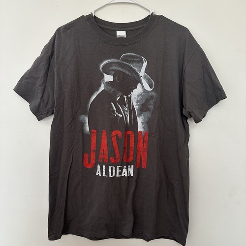 Jason Aldean High Noon Neon Tour Shirt Tee Size Medium Gildan 100% ...