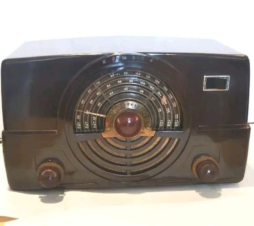 Zenith 7H820 Tube Radio Vintage 1948 Bakelite AM FM Works Beautifully ...