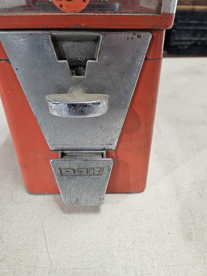 OAK Vintage Candy Gumball Machine, 10¢ Vending Machine, No Key, As Is ...