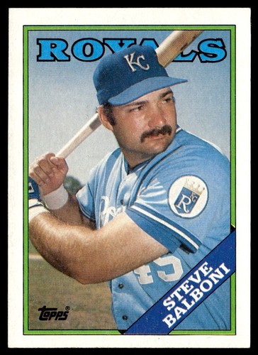 1988 Topps Steve Balboni Kansas City Royals #638 | eBay