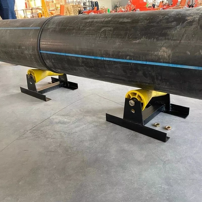 PE Pipe with Wheels Tug 315 Roller Bracket Welding Pipe Hosting Tool ...