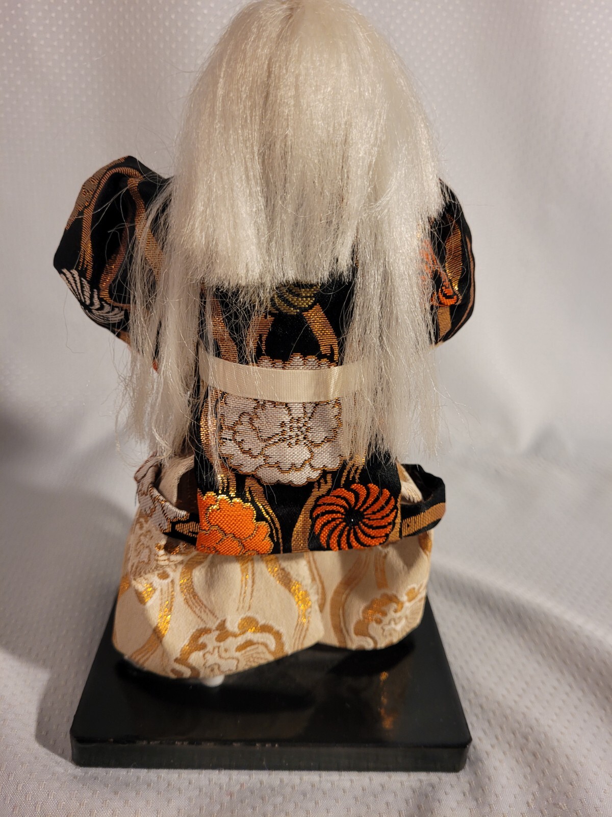 Vintage Japanese Kabuki Nishi Renjishi White Lion Dancer Doll 7.5” on ...