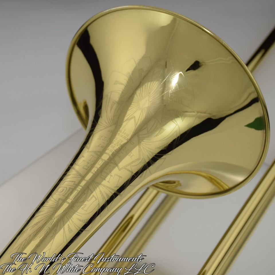 1940 Vintage King H. N. White 2B Liberty Trombone New Lacquer | eBay