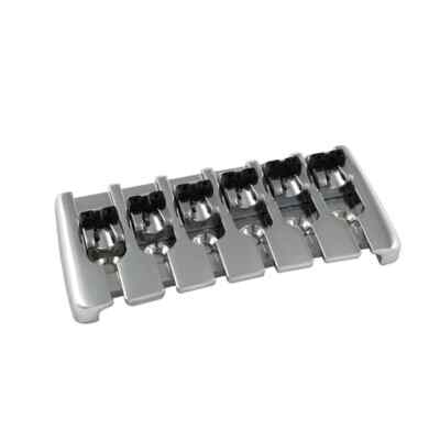 Modern Style Quick Release 6-String Bass Bridge - Chrome | eBay