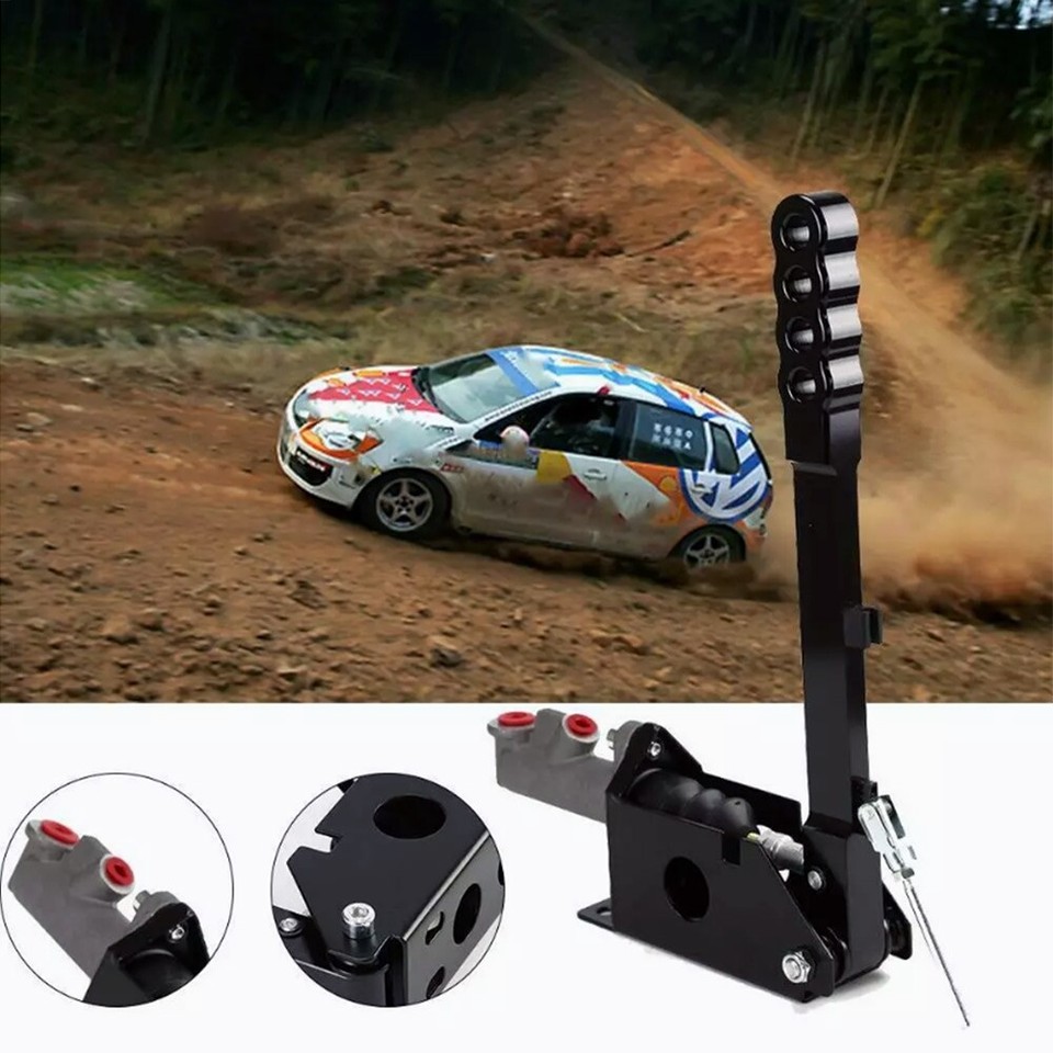 Vertical Hydraulic Handbrake Black Hydro E-brake Drift Rally Race Hand ...