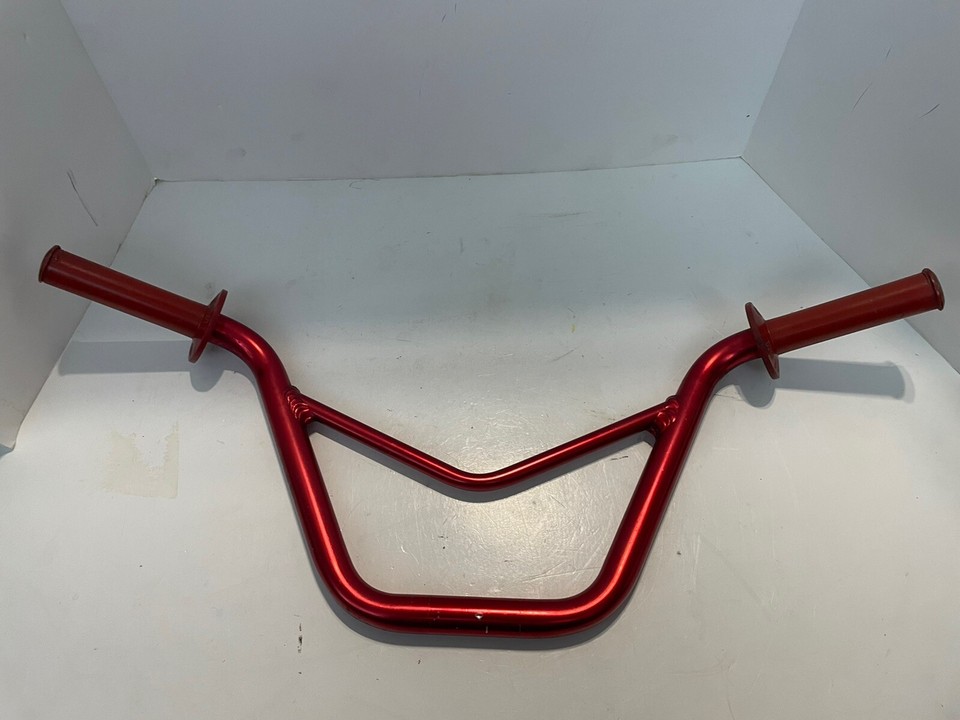 Redline V Handlebars Bars Old School Vintage Bmx Red Alloy | eBay