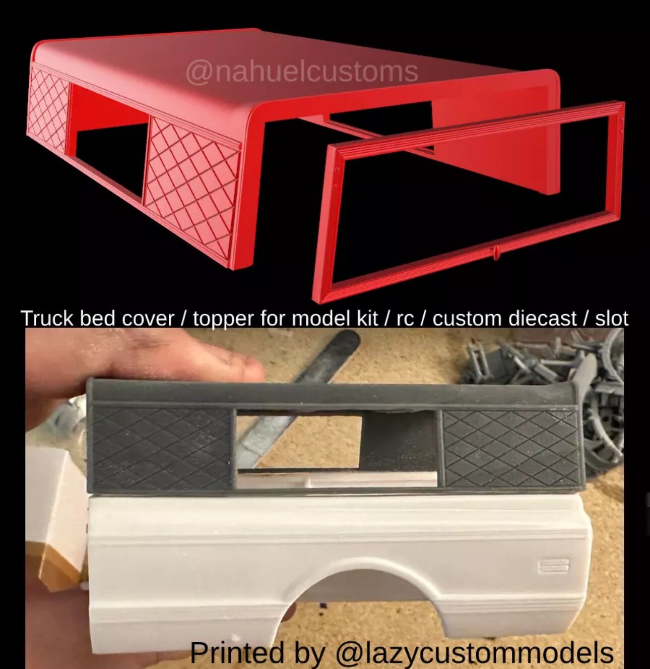 1/25 Scale 3d Resin Truck Topper | eBay