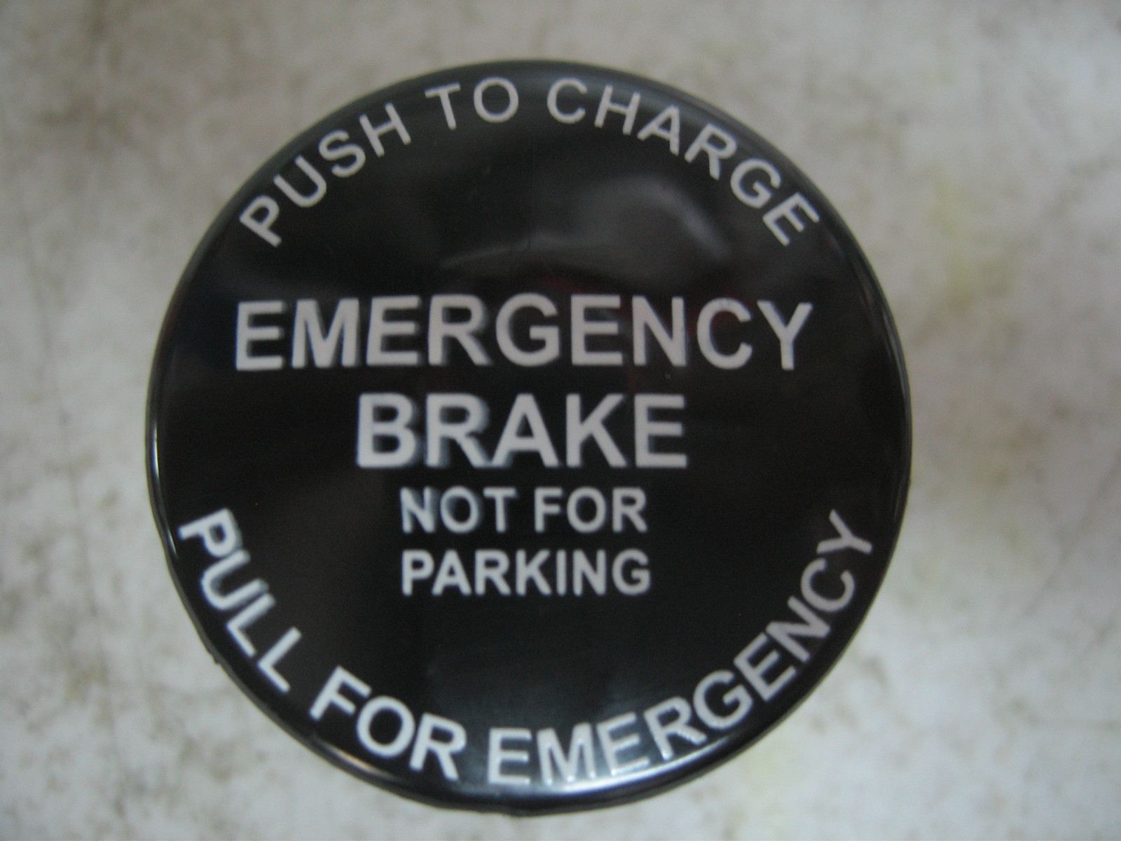 PP-1 Emergency Brake Push Pull Knob PAI # LVK-1368 Ref. # Bendix 240272 ...