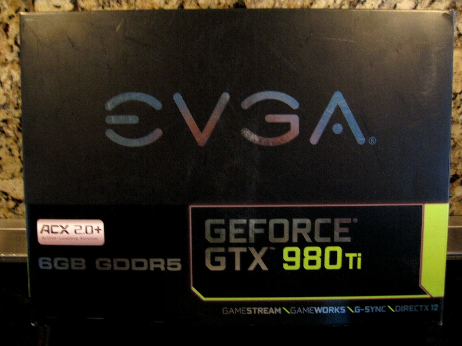 EVGA GeForce GTX 980 Ti Empty Box PLUS User Guide, Stickers and Poster ...
