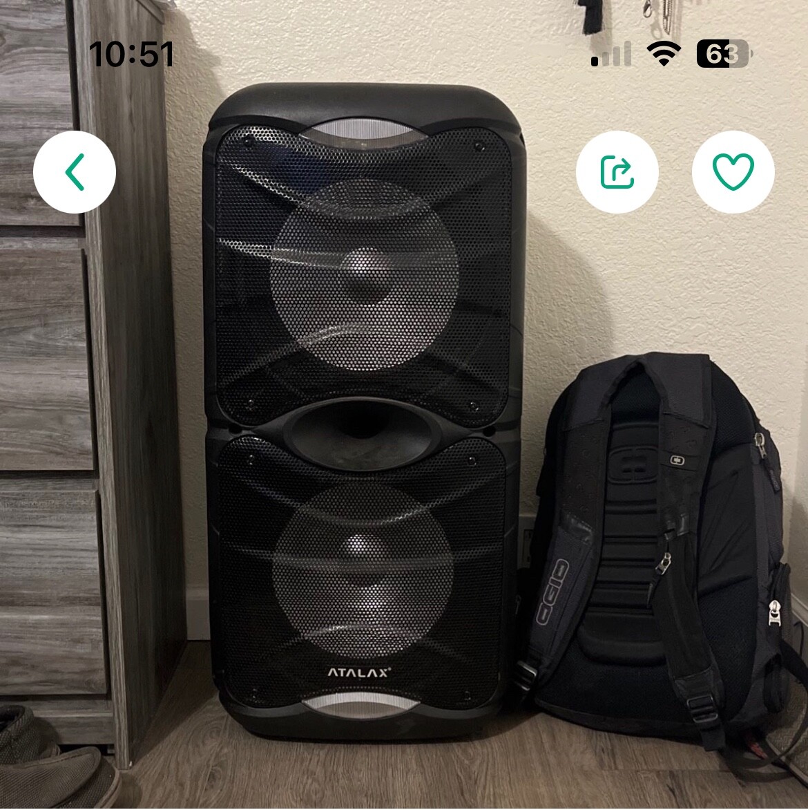 ATALAX HALO Super Bass Wireless Speaker 5500W | eBay