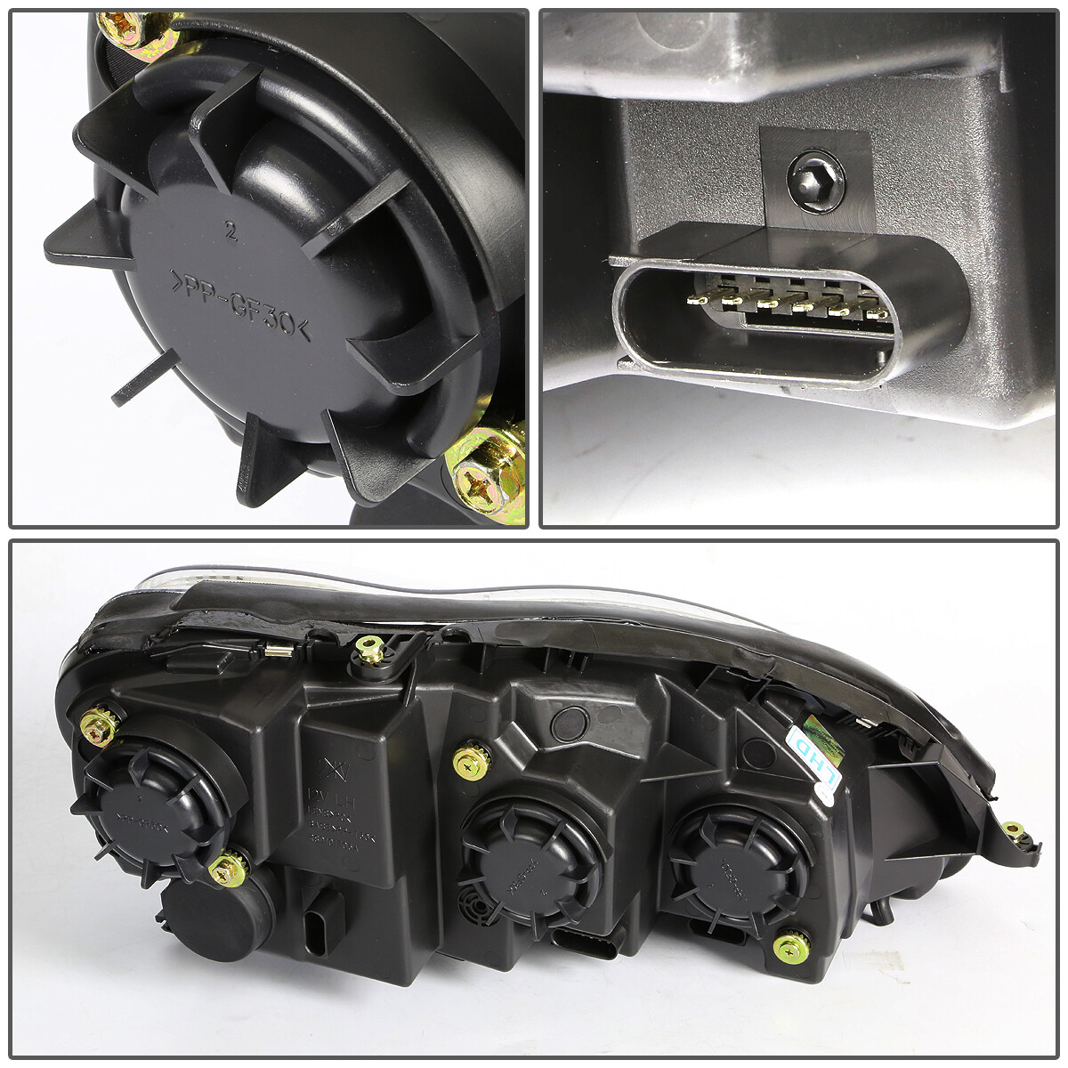For 2000-2006 Mercedes S430 S500 S600 Projector Headlight Headlamps ...