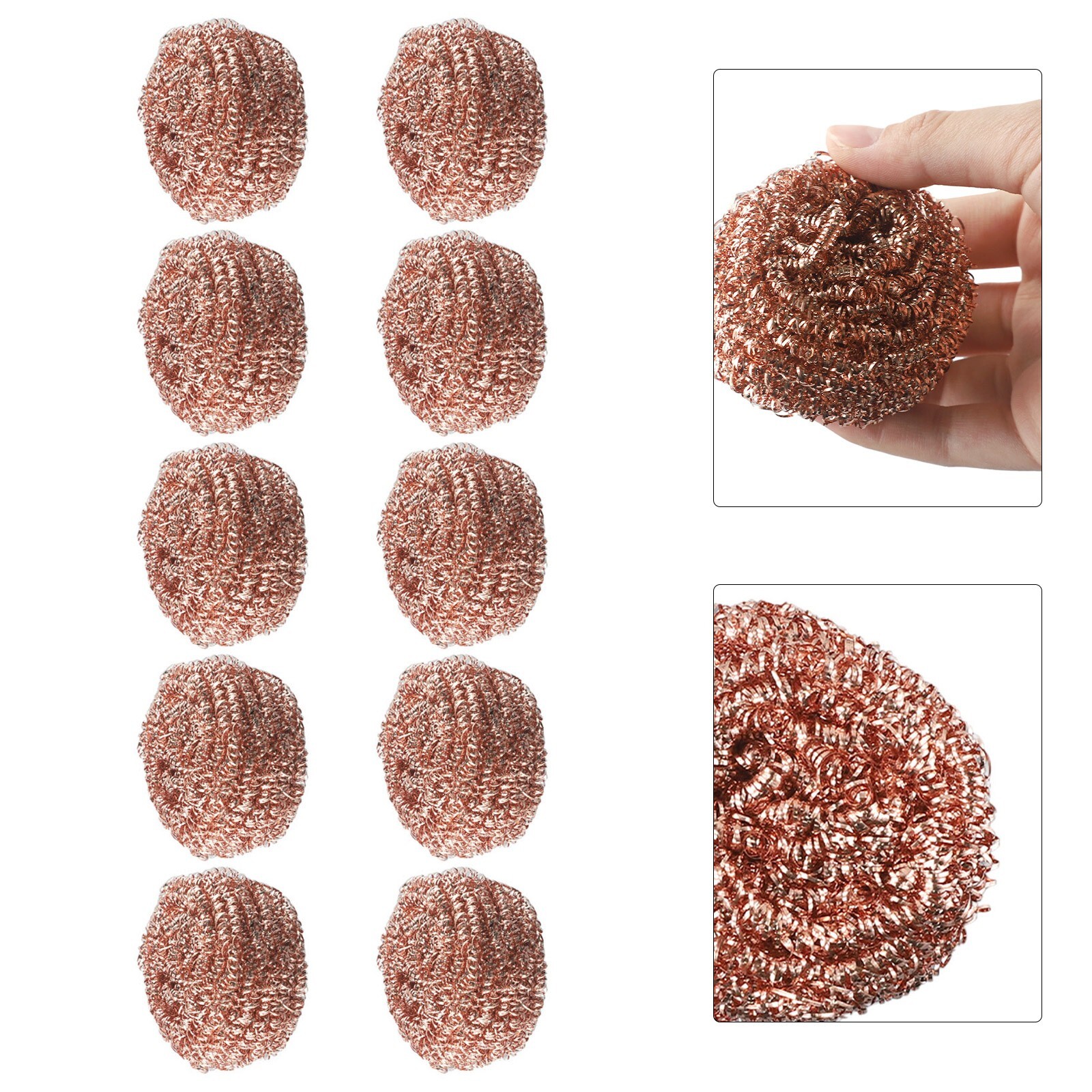 10PCS Copper Metal Wire Sponge Ball An Essential Tool for Nozzle ...