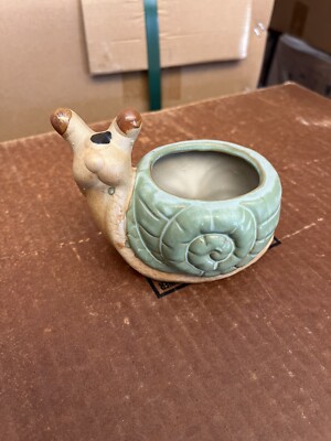 Snail Ceramic Planter | eBay