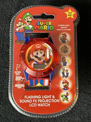 Super Mario Projection FX LCD Watch 2016 | eBay