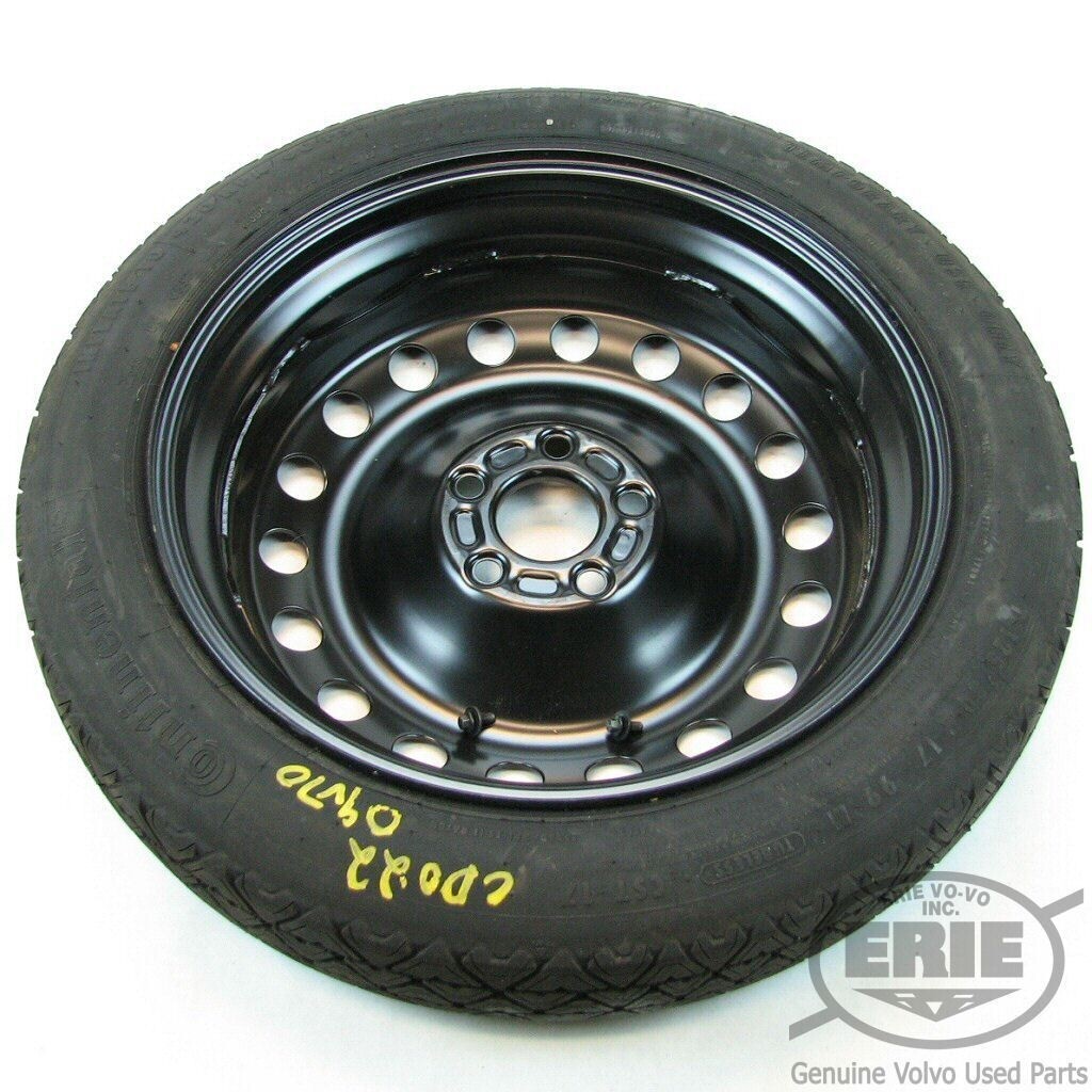 Volvo S60 XC60 XC70 S80 V70 Cont. 125x80 R17 Spare Wheel/Tire Combo ...