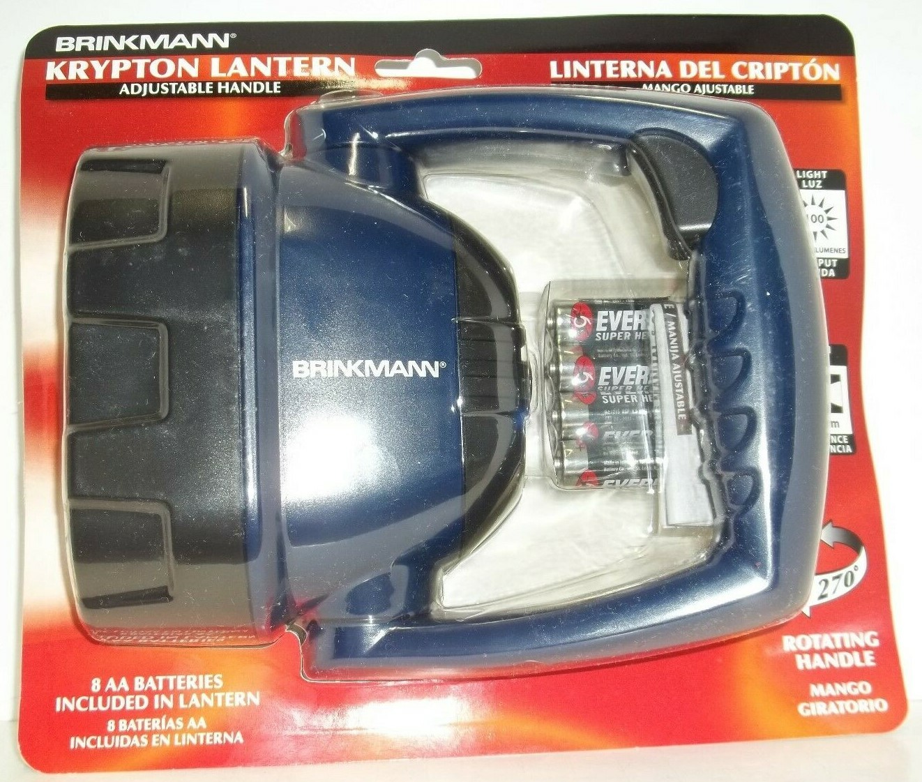 BRINKMANN KRYPTON DUAL BEAM HAND-HELD BATTERY-POWERED FLASHLIGHT ...