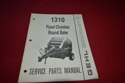 Gehl 1310 Round Baler Dealers Parts Book CDIL | eBay