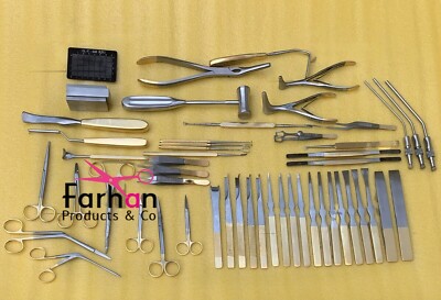 Rhinoplasty Instruments Set, of 52 Pieces Nose and Nasal Surgery ...