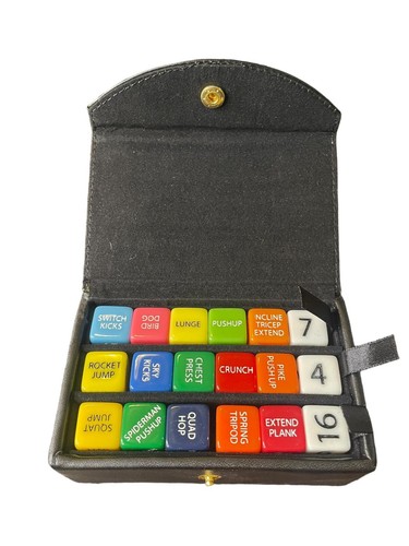 Strength Stack 52 Quick Sweat Fitness Dice Set (Black) | eBay