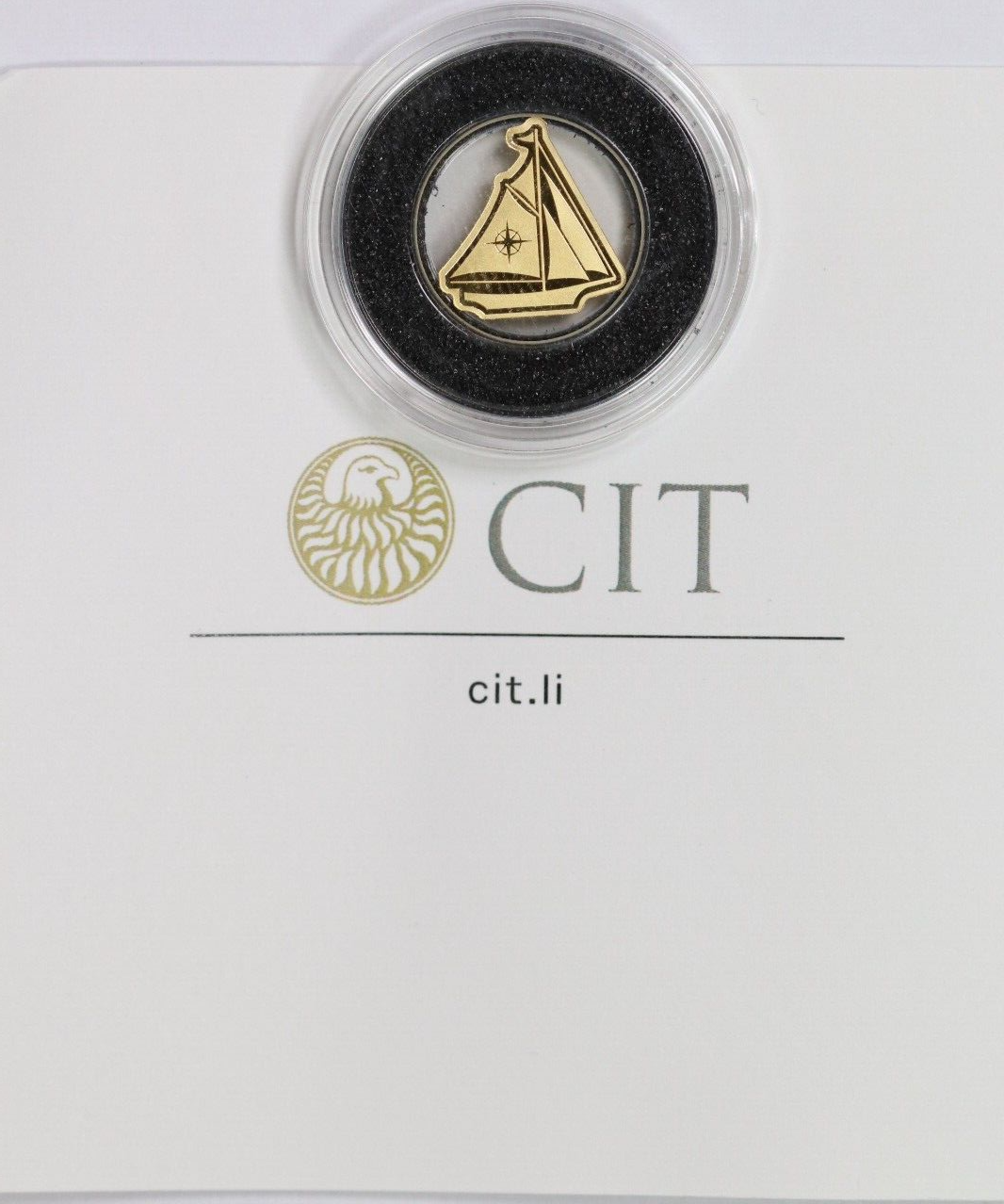 Republic Palau SAILBOAT Ship Boat Shaped 1/2 Gram 999 Gold Coin in ...