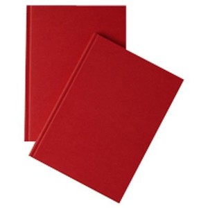 A5 Manuscript A-Z Indexed Notebook 160 Pages Case Bound Book Red Cover ...
