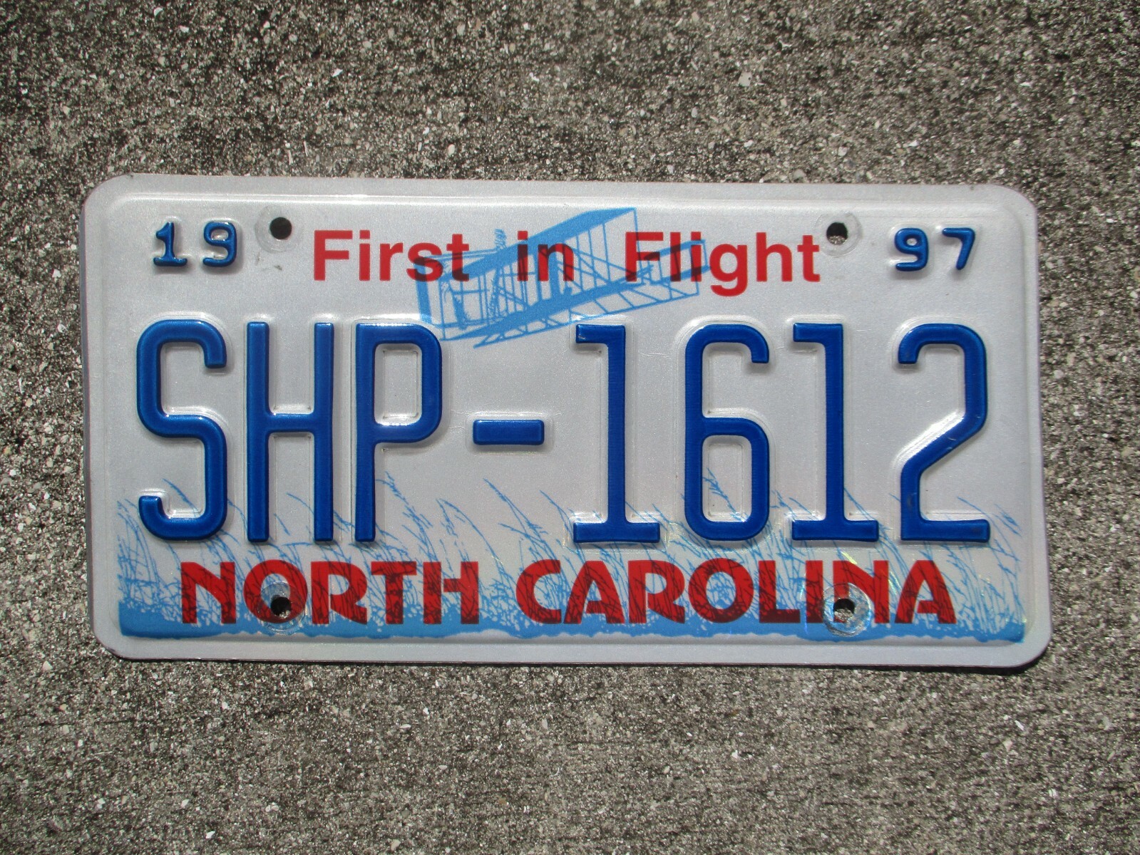 North Carolina 1997 State HP license plate # 1612 | eBay