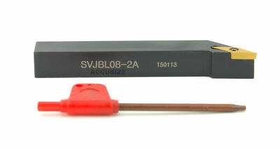 1/2" Left Hand SVJB L-08-2A Tool Holder, with VBMT22 Carbide Insert ...