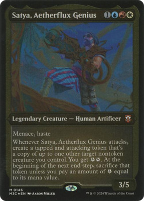 Satya, Aetherflux Genius (Foil Etched) Commander: Modern Horizons 3 ...
