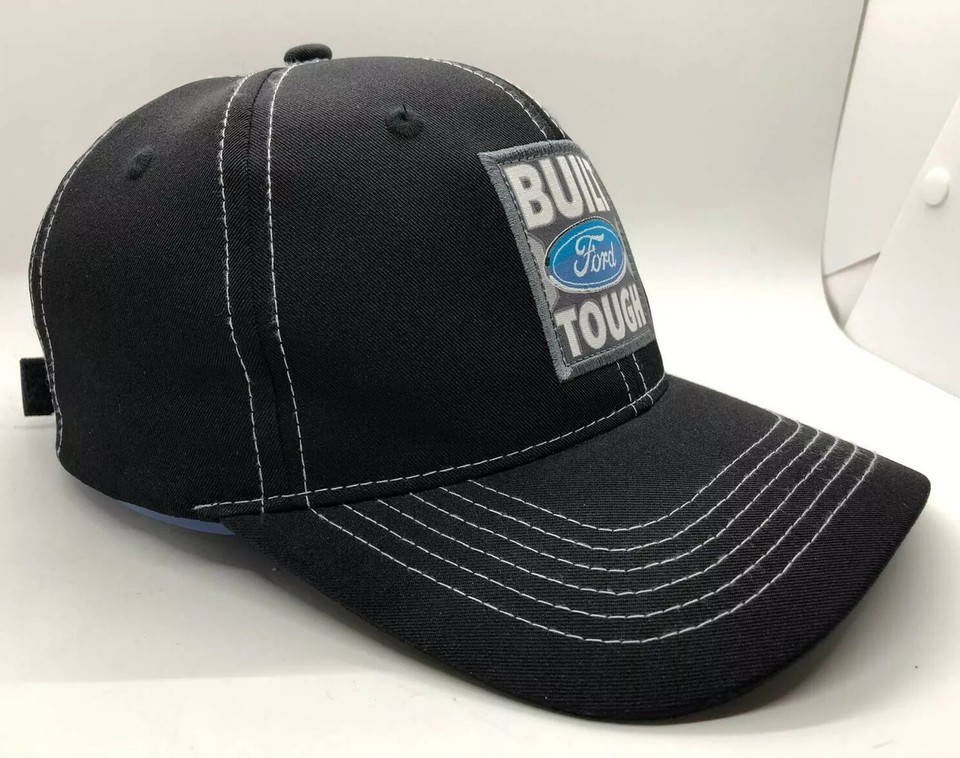 Ford Built Tough Cap Hat Adult Adjustable Black 100% Polyester | eBay