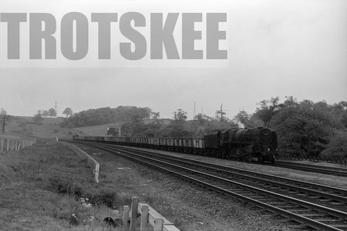 Larger Negative BR British Railways Steam Loco 92147 Class 9F 1962 ...
