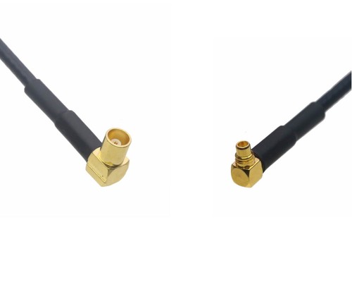 MCX Female Right Angle to MMCX Male Elbow RF 0.5~15FT Cable For Antenna ...