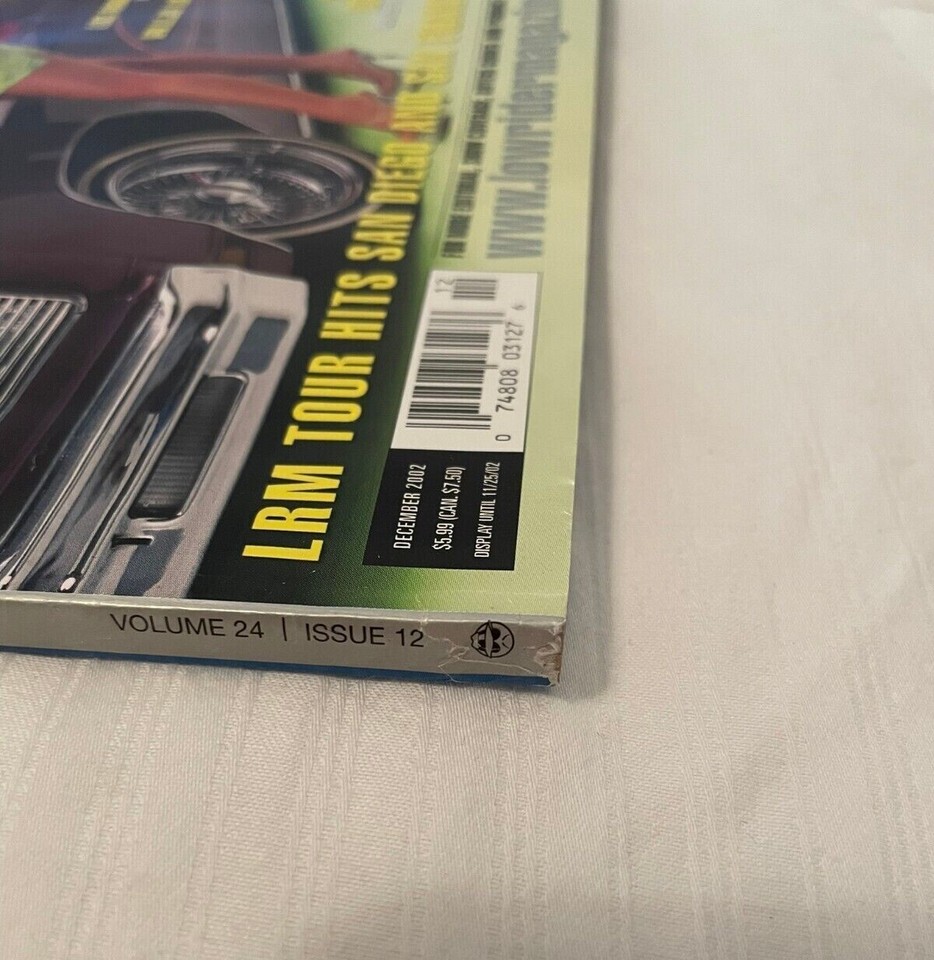 LOWRIDER MAGAZINE Original First Edition 1977 Reprint and Dec 2002 ...