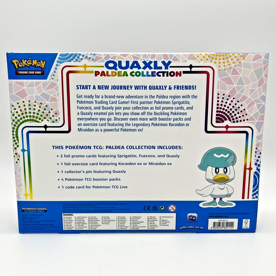 Pokémon TCG Paldea Collection Box - QUAXLY * NEW | eBay