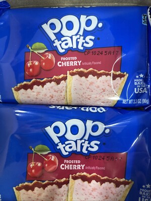 Pop-Tarts Frosted Cherry Toaster Pastries 3.6oz (Pack of 6) | eBay