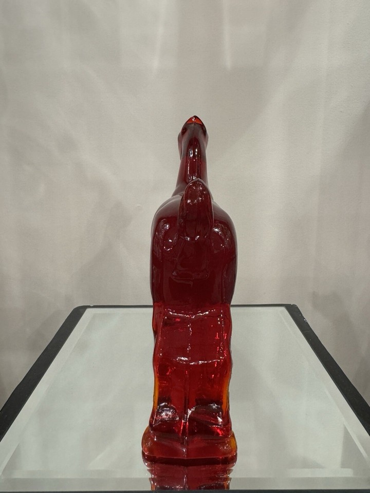 Heisey by Mosser Ruby Red Show Horse | eBay