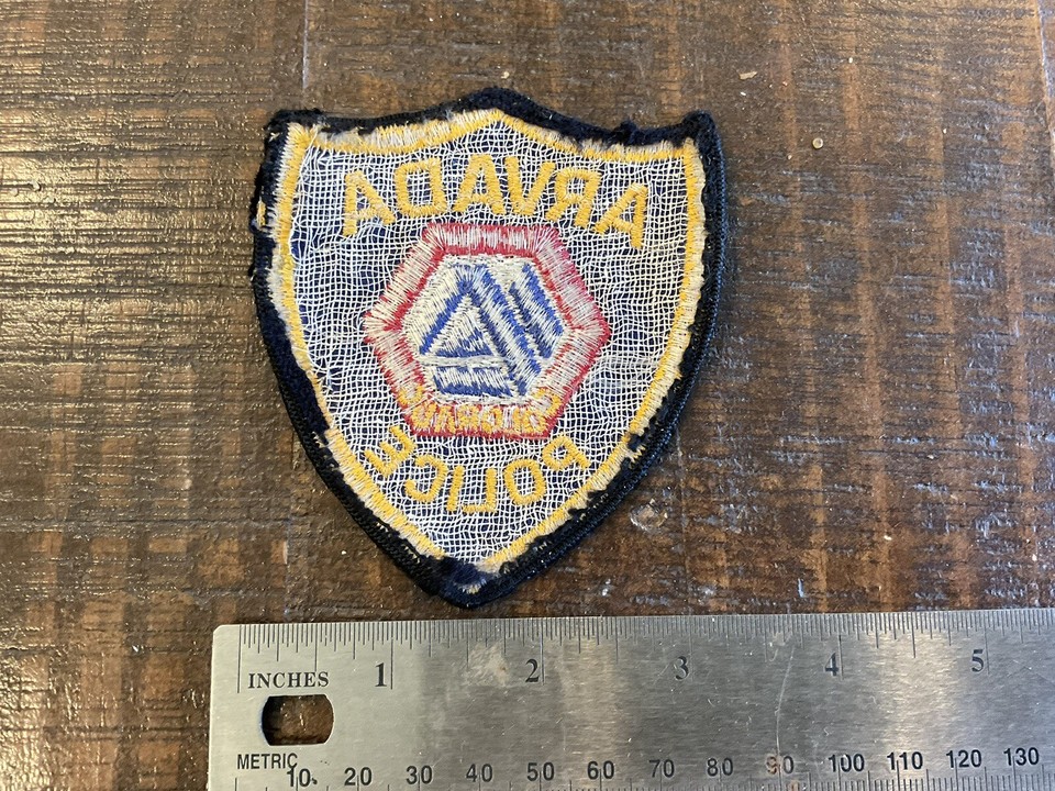 ORIGINAL VINTAGE ARVADA COLORADO POLICE PATCH | eBay
