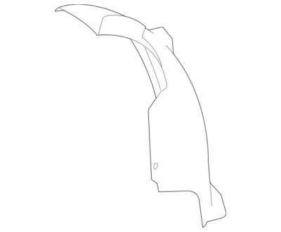 Mercedes Benz GLK 350 GLK 250 2010-2015 Right Rear Fender Liner ...