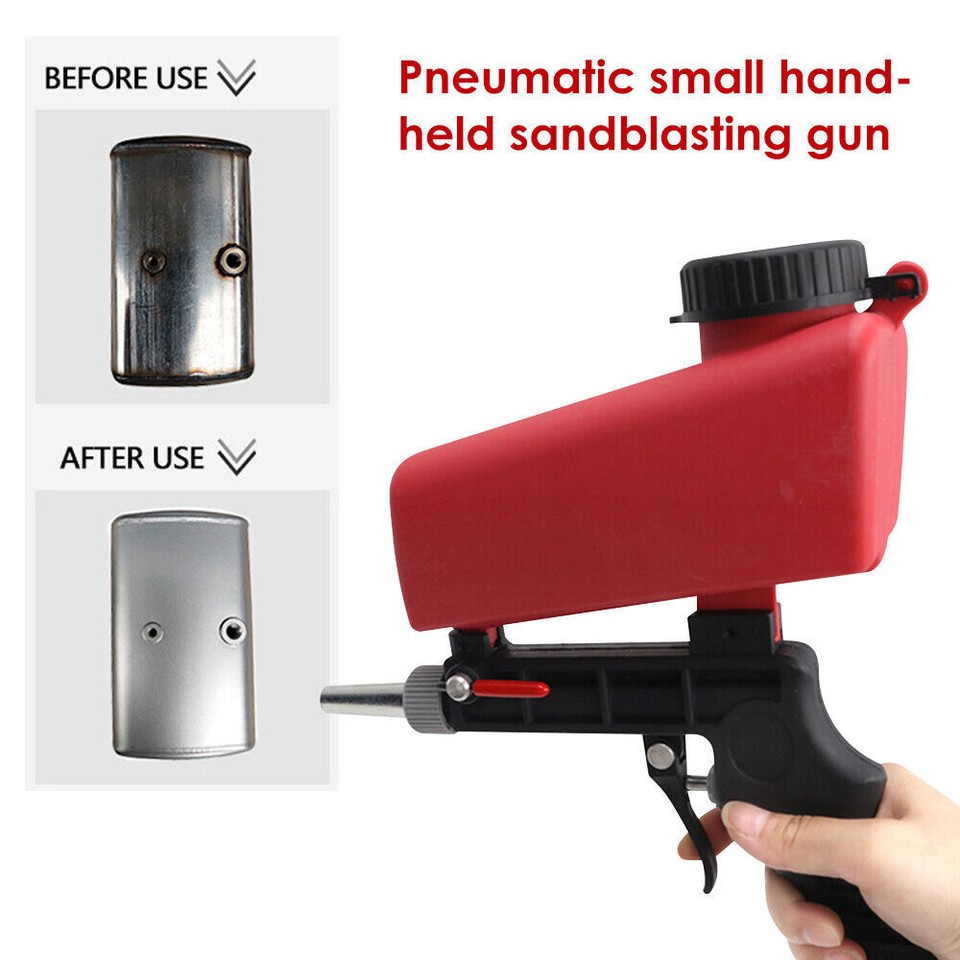 NEW Portable Handheld Air Compressor Speed Sand Gun Blaster Sand ...