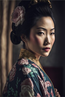 Gorgeous Enchanting Asian Woman 8x10 Art Print 724156661 | eBay