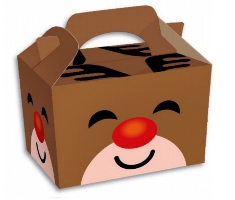 40 Childrens Kids Themed Carry Food Meal Box Birthday Party Loot Bag ...