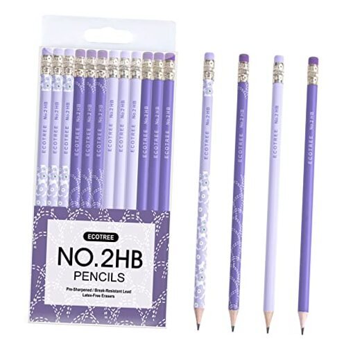 Colorful Number 2 Pencils
