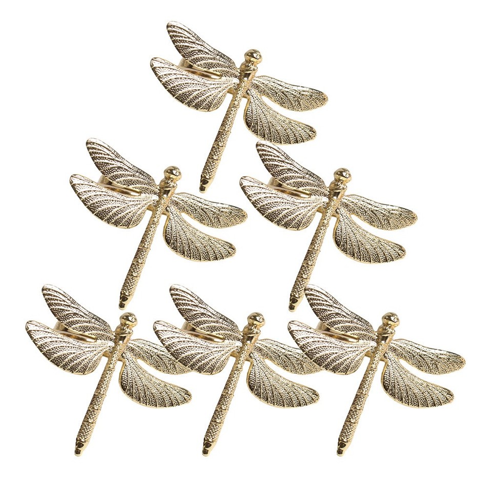 6 Pcs Table Party Decorations Serviette Holder Dinner Napkin Rings ...
