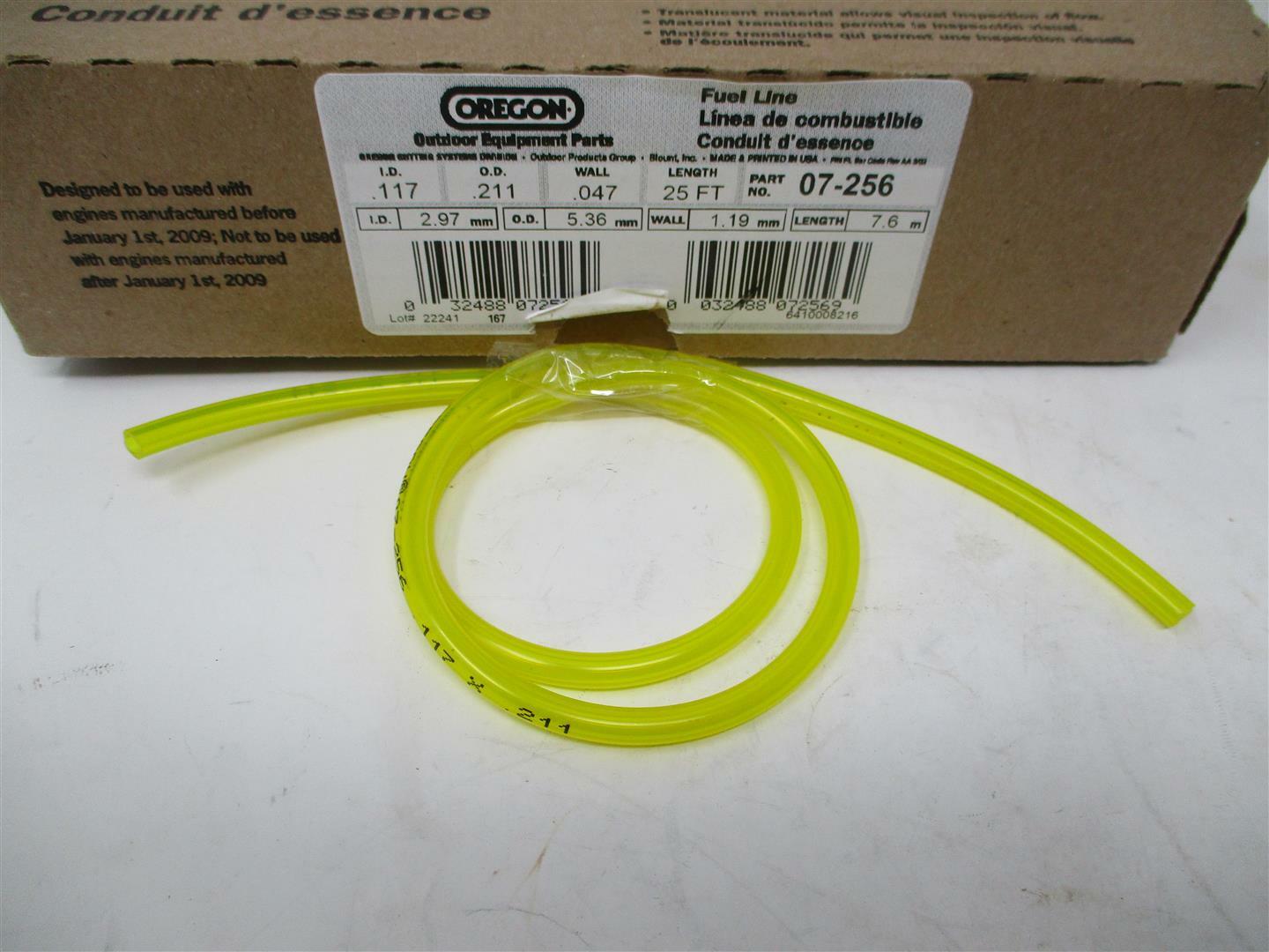 Oregon 2' Tygon Fuel Gas Line 07-256 .117 ID .211 OD EPA Carb 10% ...