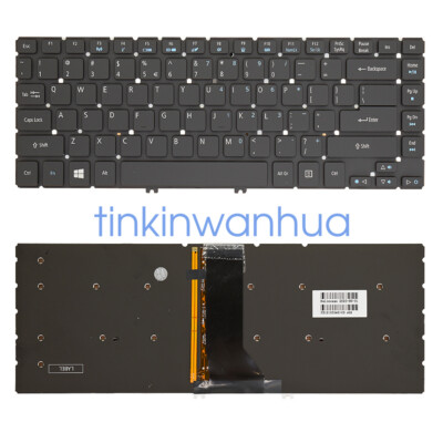 For Acer R7-572 R7-572G R7-571G MS2317 Laptop US English Backlit ...