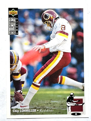 CHIP LOHMILLER Washington Redskins 1994 Upper Deck Collector's Choice ...