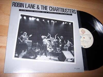 VG++ 1980 Robin Lane Chartbusters Five Live Songs LP Album | eBay