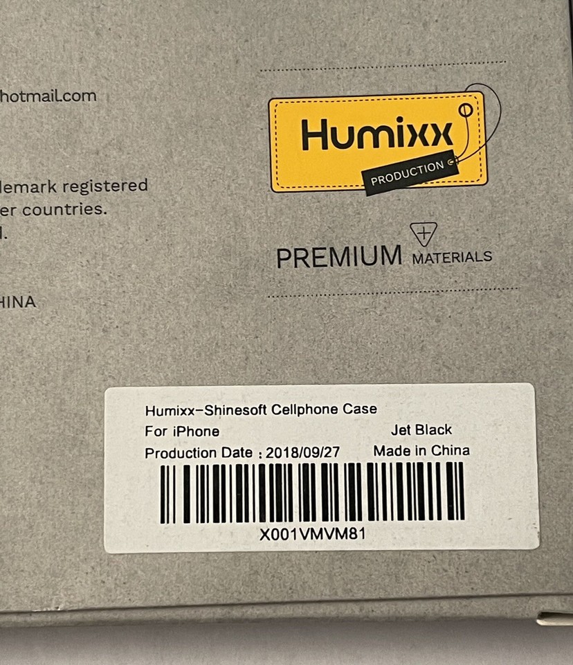**NEW** Humixx Clear slim Premium Phone Case for iPhone XS Max | eBay