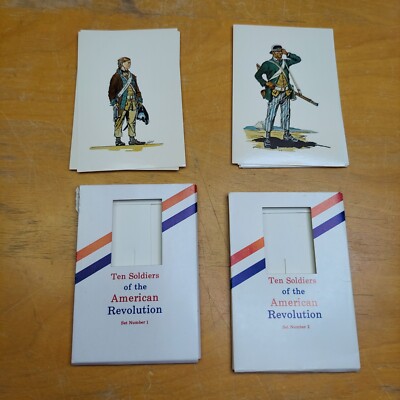 Ten Soldiers Of The American Revolution Set Number 1 And 2 | eBay