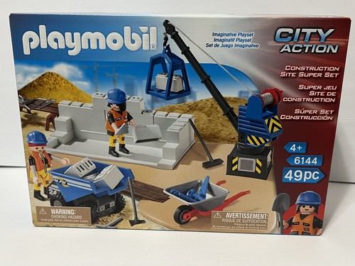Playmobil Construction Site Super Set. New. 6144. P3 | eBay