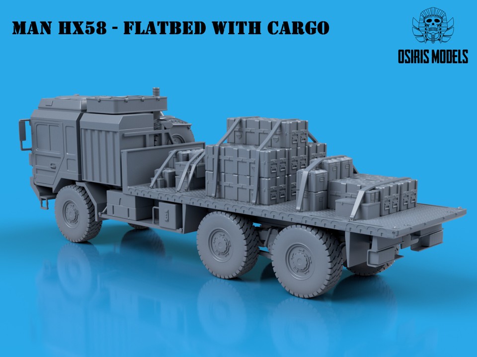 MAN HX58 Flatbed with Cargo Model - Made to order - Check Lead Times ...